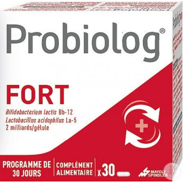 Probiolog Fort Gélules du Laboratoire Mayoly Spindler - Paramarket.com